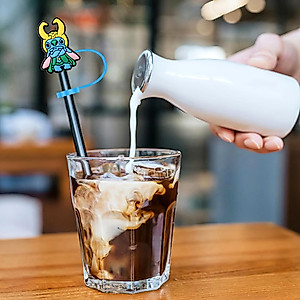 6 PCS Stanley Straw Topper for Stanley Cup 30&40 Oz,Stanley Straw Cover for 10mm Straw,Stitch Stanley Cup Accessories,Cute Straw Cover Cap