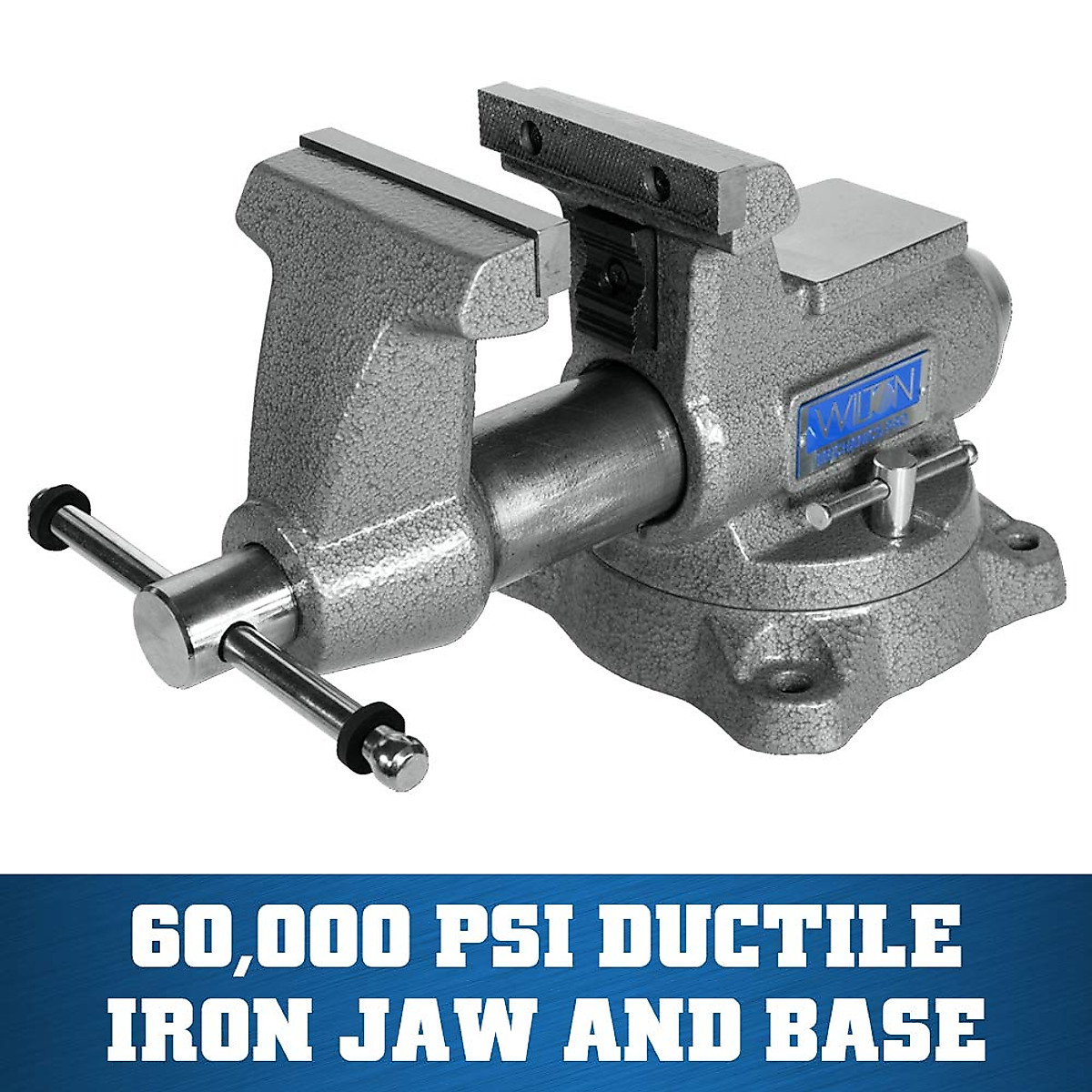 Wilton Mechanics Pro Bench Vise, 4-1/2" Jaw Width, 4" Jaw Opening, 3-1/2" Throat (Model 845M)