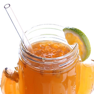 Dakoufish 13 Inch Reusable Clear Tritan Straws Extra Long for 32 OZ-100 OZ Tall Water Bottle Mug Tumblers Rambler Mason Jar 12packs with One Brush (13inch,Clear)