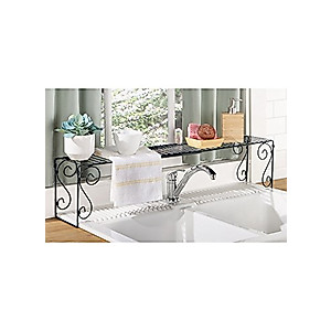 WalterDrake Expandable Over the Sink Shelf