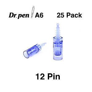 Dr. Pen A6 Replacement Cartridges 12 Pin (25 Pack)
