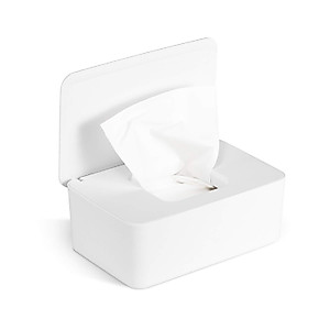 Diaper Wipes Dispenser Baby Wipes Case, Baby Wipe Holder Keeps Wipes Fresh, Perfect Look Wipe Container with Sealing Design