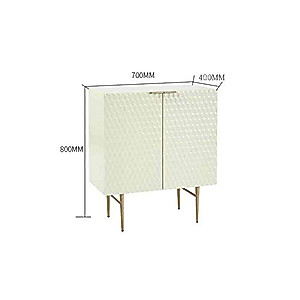 N/A Fashion Shoe Cabinets Simple Concise Light Mediterranean Shell Bucket Storage Cupboard