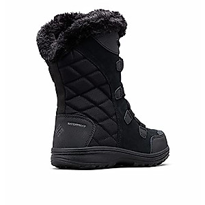 Columbia Women's Ice Maiden II Snow Boot, Black/Columbia Grey, 8.5 M US