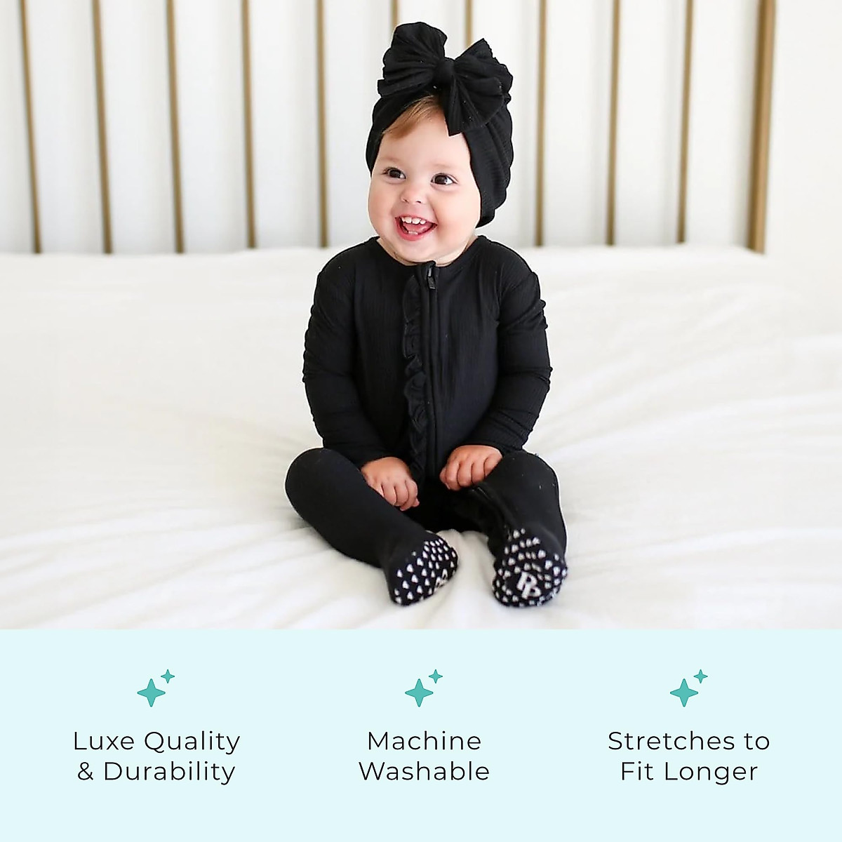 Posh Peanut Dusk Rose Romper, One Piece Outfit for Baby Girl - 6-9 Months, Footie Pajamas, Spring-Fall Collection