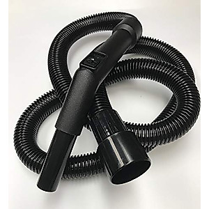 Compatible Replacement for Some Shop Vac and Ridgid Style Vacuum Cleaners Crushproof Commercial Grade Hose with Tool Set. Has 2 1/4" Machine End Coupling and Uses the Standard 1 1/4" Hose Attachments