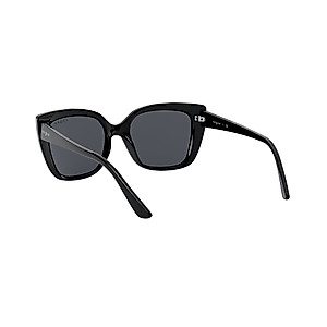 Vogue Eyewear Women's VO5337S Square Sunglasses, Black/Grey, 53 mm