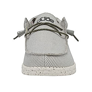 Hey Dude Men's Wally Sox Fog Size 9 | Men’s Shoes | Men's Lace Up Loafers | Comfortable & Light-Weight