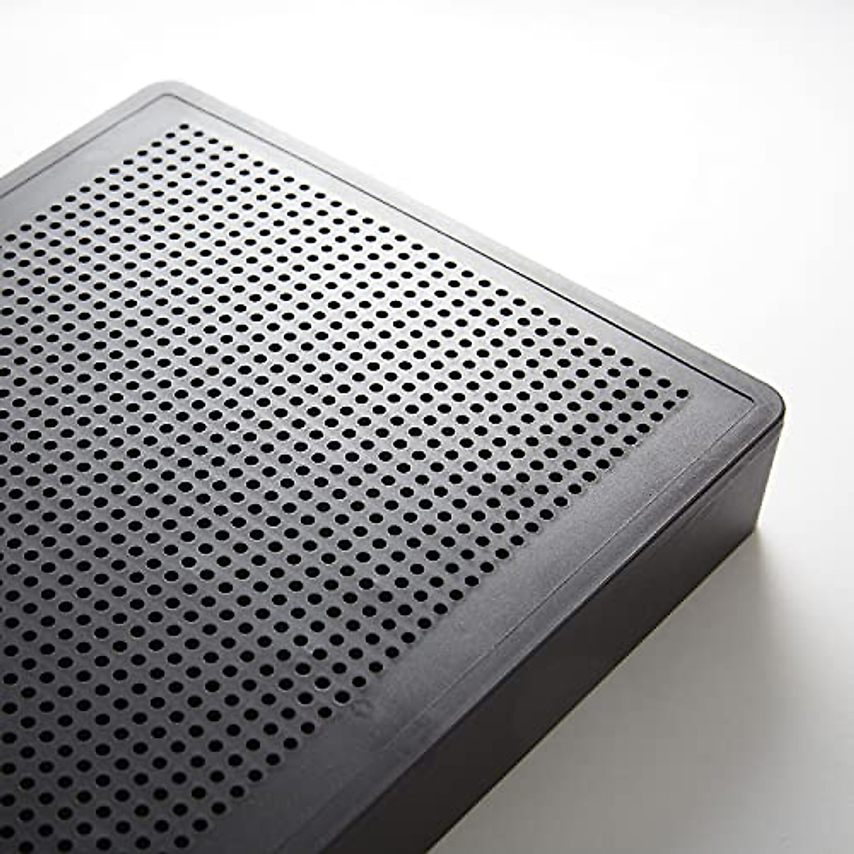 Urban Lifestyle DIY Peg Board Letter Message Box 11.8" x 1.3" x 8.2", Black