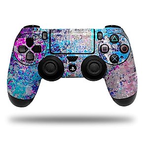 WraptorSkinz Vinyl Decal Skin Compatible with Sony PS4 Controller PlayStation 4 Original Slim and Pro Graffiti Splatter (Controller NOT Included)