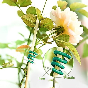 Soft Plant Wire, 49.2 ft Reusable Rubber Twist Ties Heavy Duty Garden Wire for Plants, Soft Twist Plant Tie to Support Plant Vines, Stems & Stalks and for Home Organization (49.2 feet/15 Meters)