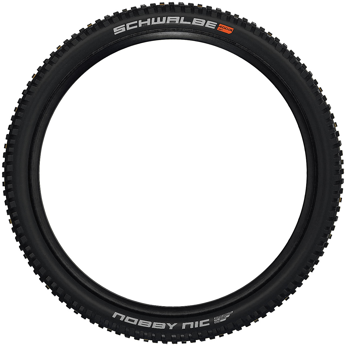 Schwalbe Nobby Nic Tire - 29 x 2.4, Tubeless, Folding, Black, Evolution, Addix Soft, SuperTrail