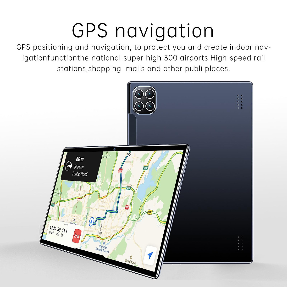 HD 8-Inch Tablet Pc Android 8-Core Processor, WiFi Bluetooth Voice Call Learning Game Tablet, 2+16g,Support Dual Sim Card Communication Function, 4000mah Battery