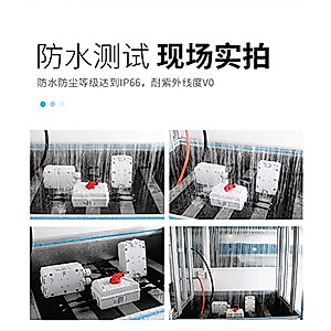 VEVEL 1 PCS Solar Electrical Isolator Switch 1000V DC Isolator Switch with 2 Pairs Solar Connectors for Solar Power System