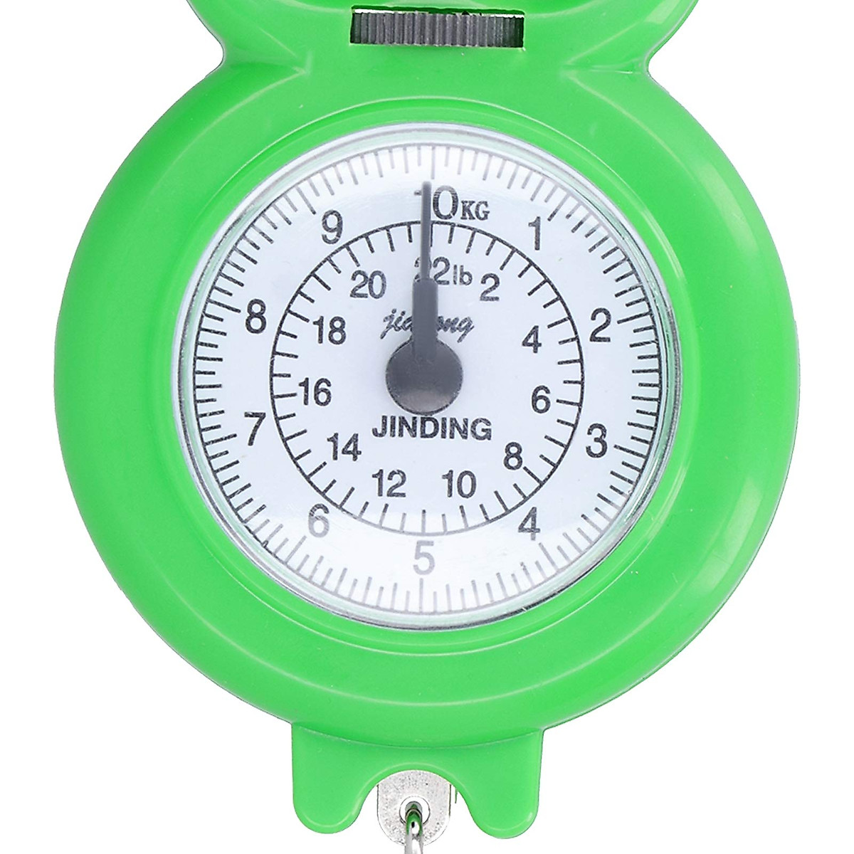 Fishing Scale, Hanging Hook Scales, 10kg Portable Practical Mini Fishing for Measuring Shopping Weight(Green)