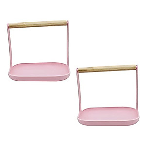 POPETPOP Rabbit Toys Rabbit Toys Teething Toys Bird Stand Desk Perch : 2Pcs Parrot Stand Bird Playground Wood Bird Plaything Bird Balance Train Tool Rabbit Toys Teething Toys Bunny Toys