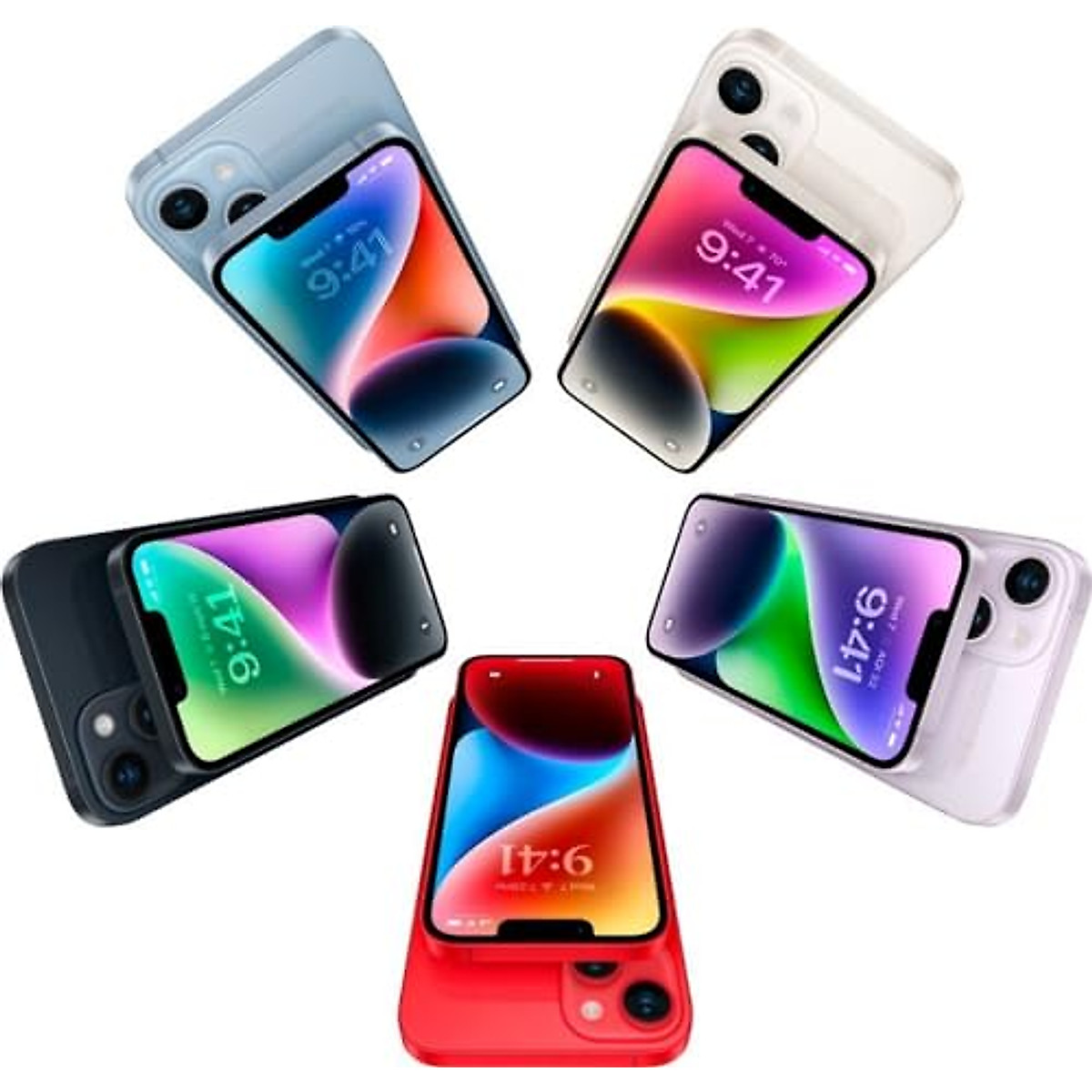 Apple iPhone 14 Plus, 128GB, Blue for GSM (Renewed)