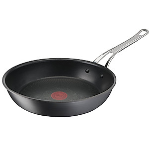 Tefal Jamie Oliver Cook’s Classics Frying Pan, 30cm, Non-Stick, Oven-Safe, Induction, Riveted Handle, Hard Anodised Aluminium, H9120744, Black