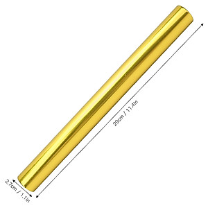 Relay Baton Track Baton,Aluminum Field Race Batons for Students Office Clark Running Outdoor Field Race Tools(Gold)