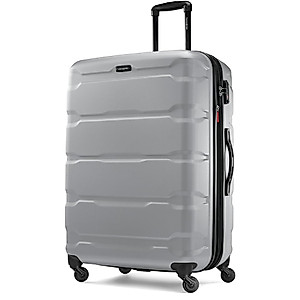 Samsonite Omni Hardside Nested Luggage Spinner Set, Silver w/ 10pc Accessory Kit