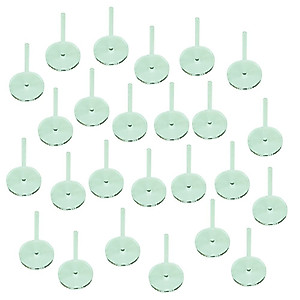 LITKO Acrylic Flight Stands | Round | 3mm Clear Circular Flight Base with Peg (25mm)