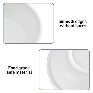 Cabilock 10pcs Sauce Dishes Appetizer Plate Soy Sauce Dipping Dishes Condiment Dishes Mini Serving Bowl for Buffet Side Dishes Ketchup BBQ Dinner