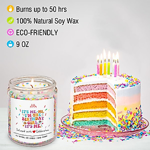 Music Lover Birthday Scented Candle with Lavender Scent -Birthtay Merch Gifts with I'm The Birthday Girl for Party Decorations, Handcrafted, Long-Lasting Candle for Mother's Day Nurse Graduation Gift