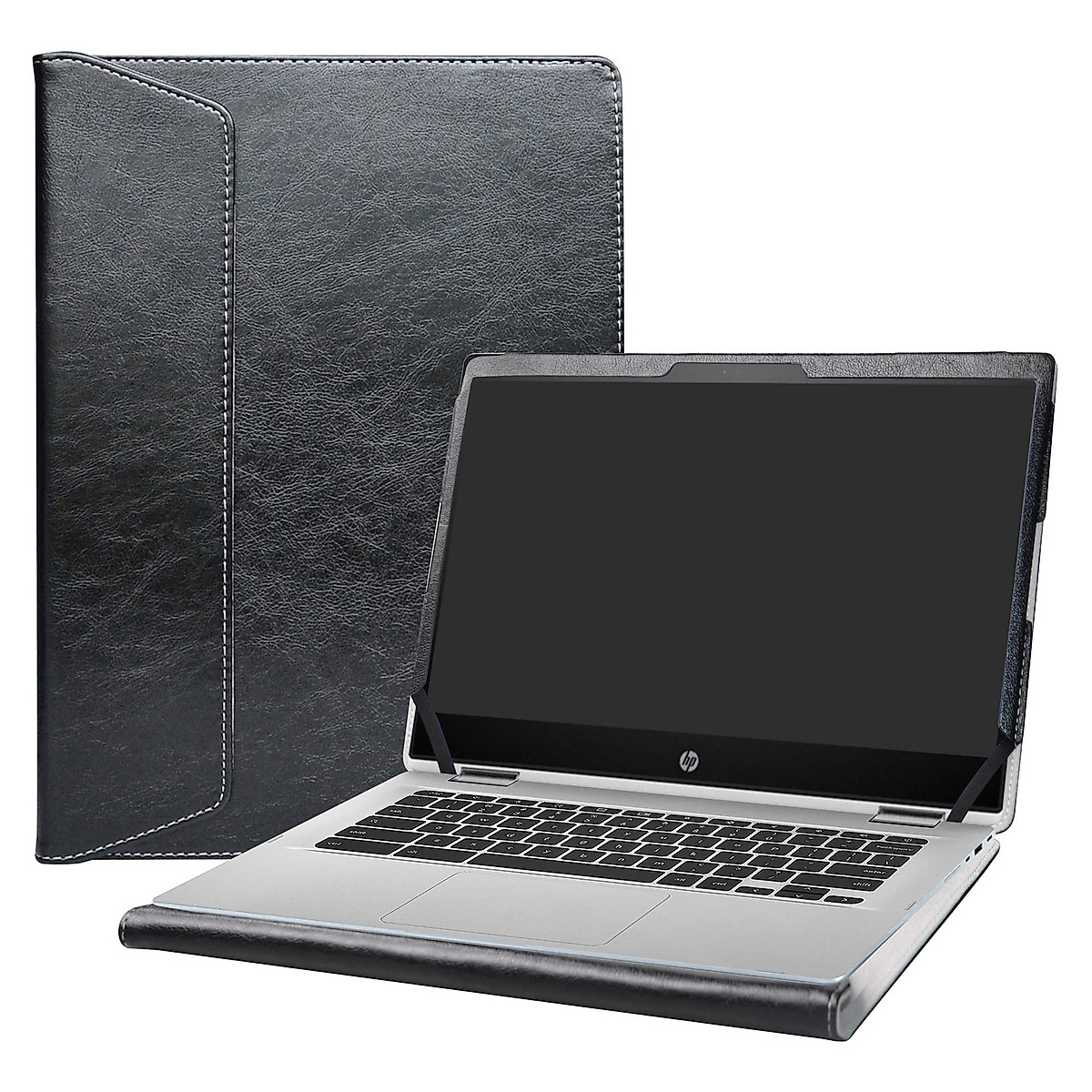 Alapmk Protective Case for Lenovo Slim Pro 7 14 Gen 8 & Latitude 3430,Case for ASUS Chromebook CM14 CM1402C/Samsung Galaxy Chromebook Go XE340XDA XE345XDA,Case for HP Chromebook 14a-neXXXX 14",Black