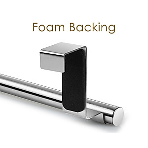 DS. DISTINCTIVE STYLE Kitchen Towel Holder Over Cabinet Door Towel Bar 2 Pieces Stainless Steel Kitchen Towel Hanger