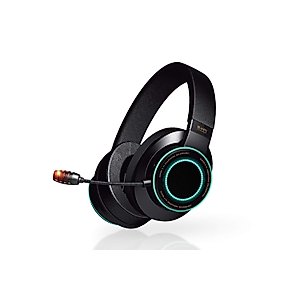 Creative SXFI Gamer USB-C Gaming Headset with Pro-Grade ANC CommanderMic, Super X-Fi Battle Mode Optimized for Action RPG and FPS on PC, PS4 and Nintendo Switch