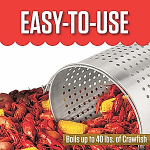 Zatarain's Crawfish Cooker Seafood Boiler Kit, 80 Quart