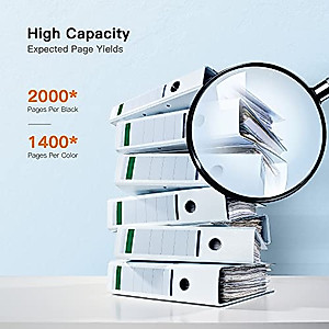 E-Z Ink (TM Compatible Toner Cartridge Replacement for Dell E525W E525 525w to use with E525w Wireless Color Printer for 593-BBJX 593-BBJU 593-BBJV 593-BBJW (Black Cyan Magenta Yellow, 4 Pack)