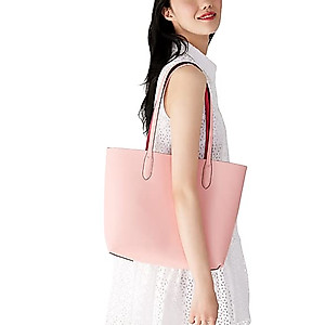 Kate Spade Ava Leather Reversible Tote (Donut Pink)