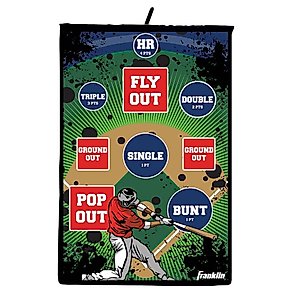 Franklin Sports Baseball Target Game - Kids Baseball Target Toss Game - Boys + Girls Indoor Game - Soft Baseballs Included - Over the Door Throwing Target