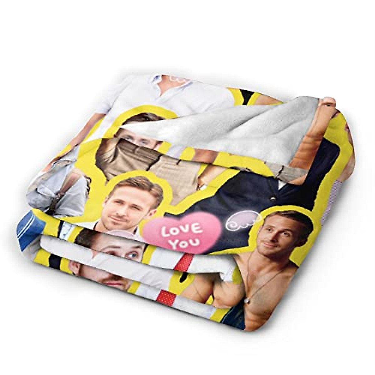 Blanket Ryan Gosling Soft and Comfortable Warm Fleece Blanket for Sofa,Office Bed car Camp Couch Cozy Plush Throw Blankets Beach Blankets