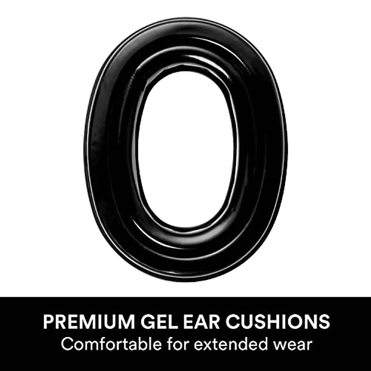 3M WorkTunes Connect + Gel Ear Cushions Hearing Protector with Bluetooth Wireless Technology, NRR 23 dB, Hearing protection for Mowing, Snowblowing, Construction, and Work Shops,Black