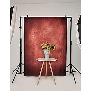 Kate 5x7ft/1.5x2.2m Red Abstract Backdrop Retro Dark Red Texture Portrait Photography Backgrounds Studio Props