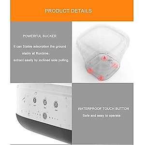 Portable Mini Folding Clothes Washing Machine, Bucket Automatic Home Travel Self-Driving Tour Underwear Foldable Washer, Pink