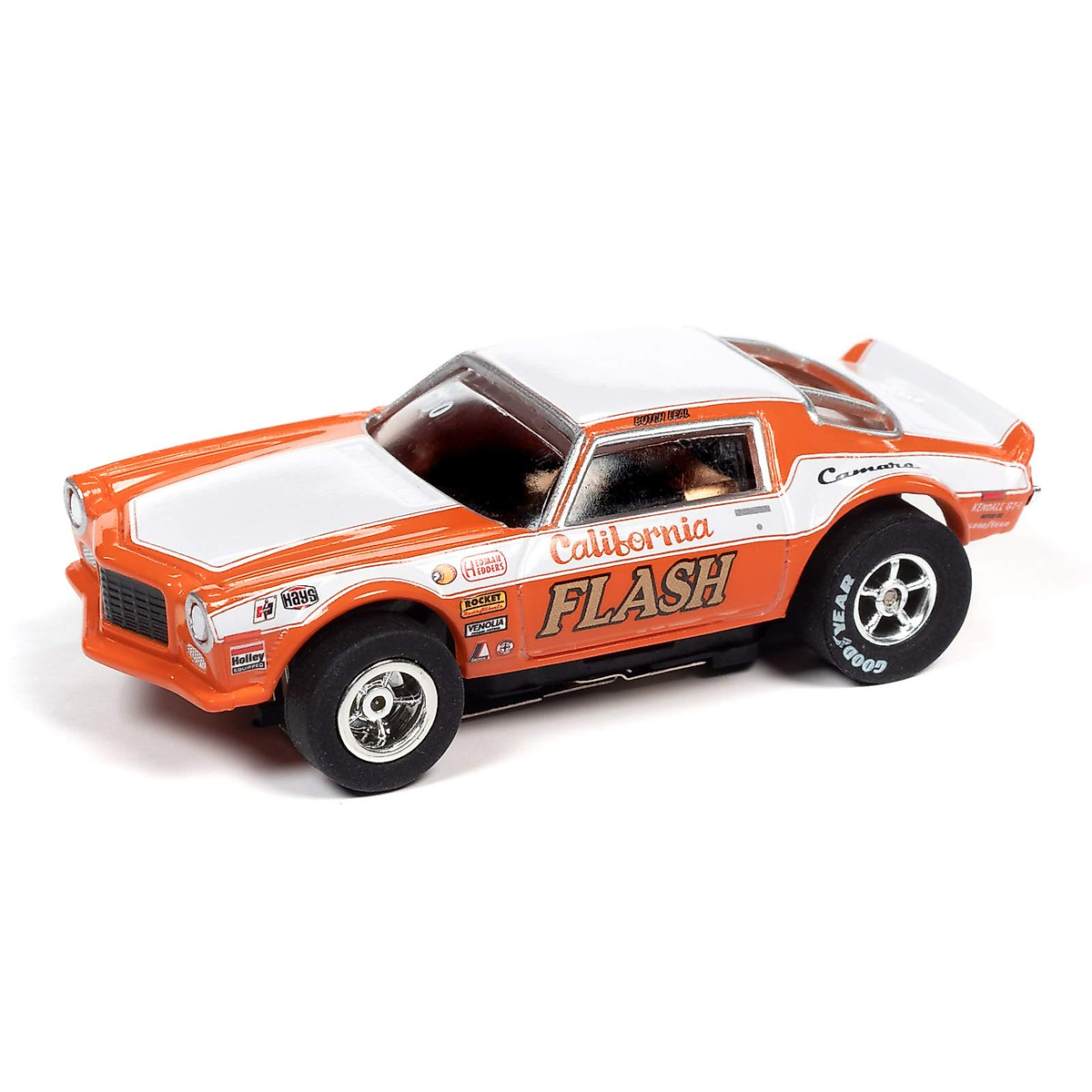 Auto World Xtraction R32 1970 Chevy Camaro Butch Leal California Flash HO Scale Slot Car
