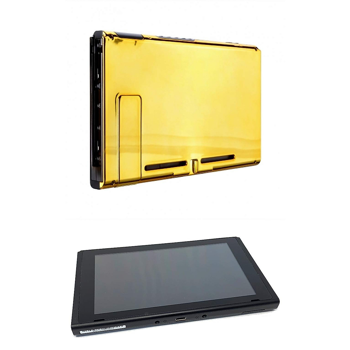 Chrome Gold Custom Console for Nintendo Switch (Tablet Only)