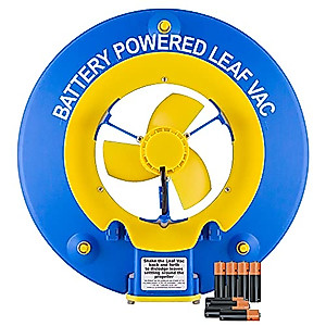 POOL BLASTER Water Tech Leaf Vac, Cordless Battery Powered Swimming Pool Leaf Skimmer, Leaf Vacuum is Fast Cleaning and Includes a Heavy-Duty Mesh High Capacity Bag