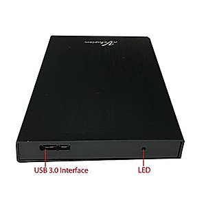 Avolusion HD250U3 1TB Ultra Slim USB 3.0 External Hard Drive (Pocket Drive for WindowsOS Desktop, Laptop, Tablet) (Black) - 2 Year Warranty