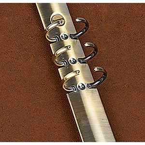 Ditac Size A5 Genuine Leather Journal, 9.6 X 6.8 Inch, A Handmade Leather Refillable Binder Executive Business Journal, Made of All Natural Thick Leather (Thick Leather)