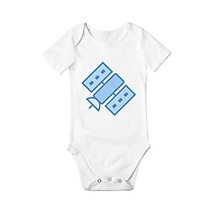 CUSDITOMSUE Custom Unisex Baby Bodysuits Personalized Design Your Picture Name Logo Text Short-Sleeve Bodysuits Baby Romper (3 Months, White)