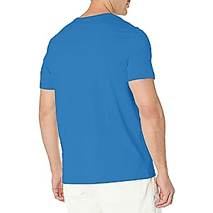 Nautica Men's Short Sleeve Crew Neck T-Shirt, Bright Cobalt Solid, Large