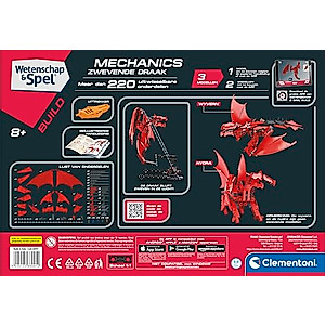 Clementoni Science & Game Robotics - Floating Dragon, STEM Kit, Toy Robot for Kids, 8+ Years, 66991