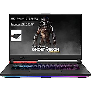 ASUS - ROG Strix G15 Advantage Edition- 15.6" QHD(2560 x 1440) Gaming Laptop - AMD Ryzen 9 5980HX - Radeon RX 6800M-Win 11 Home，with Accessories (32GB RAM | 1TB PCIe SSD)