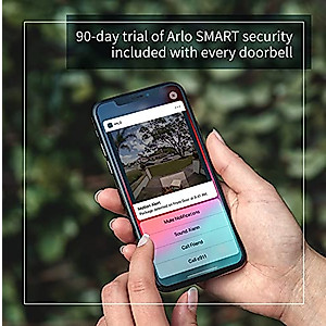 Arlo Essential Wireless Video Doorbell & Chime 2 Bundle, 1080p HD doorbell Camera HD, 2-Way Audio, Package Detection, Motion Detection and Alerts, Built-in Siren, Night Vision, AVDK2001, White