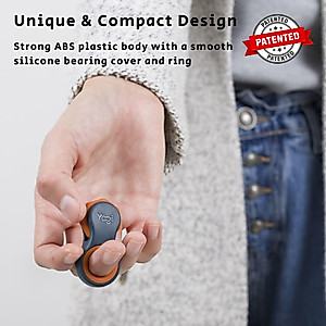 Yogi Fidget Toy - Patented Fidget Spinner Design, Desk Toy for Office, Anxiety Relief, ADHD Toy, Autism, Quiet Fidget Toys for Adults & Kids, Five Ring Sizes, Easy to Use Sensory Toy - Supernova