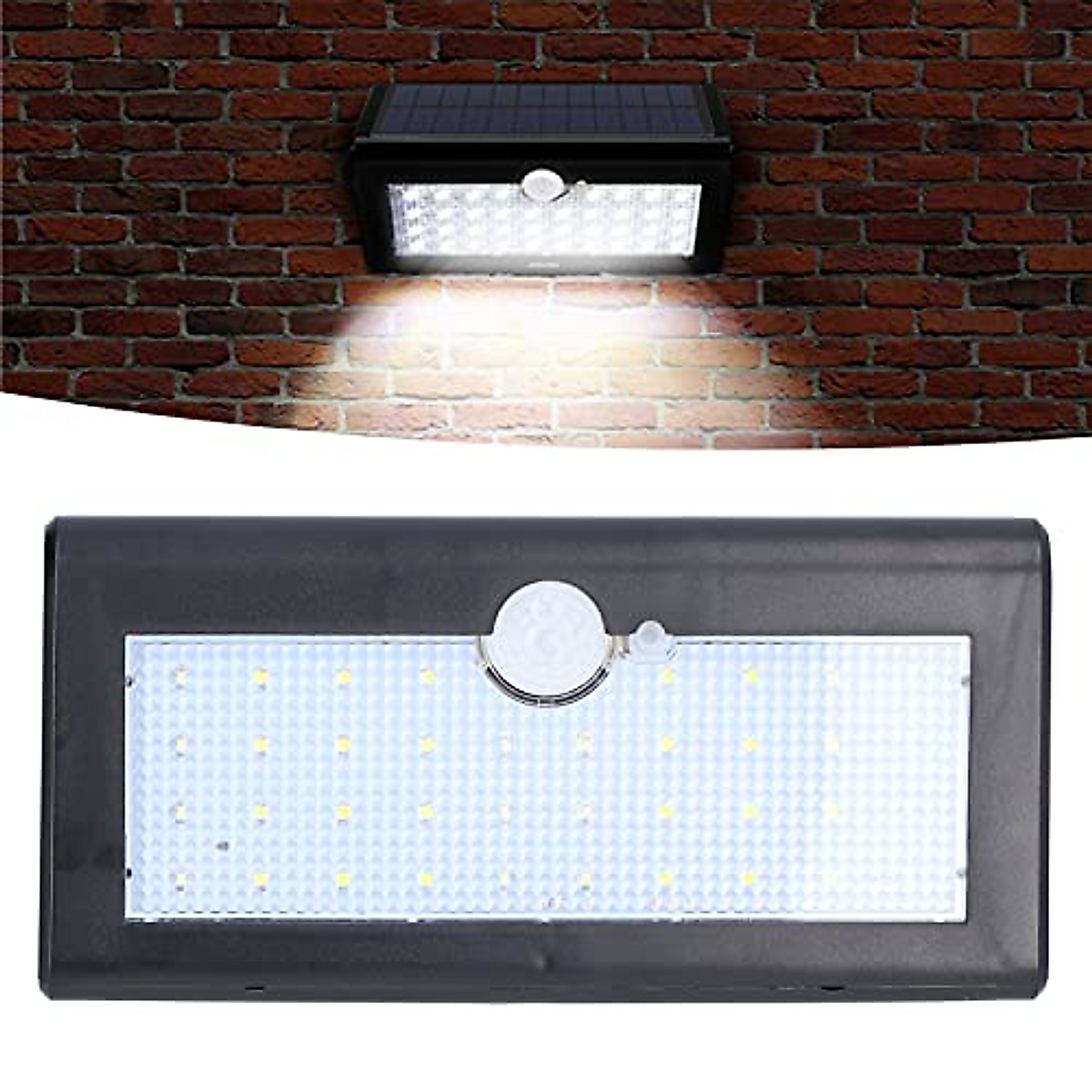 Solar Wall Light,38LEDs/3 Modes,Induction Wall Lamp,Solar Security Lights for Outdoor IP44 Waterproof Home Balcony Courtyard Garden Footpath,Solar Light